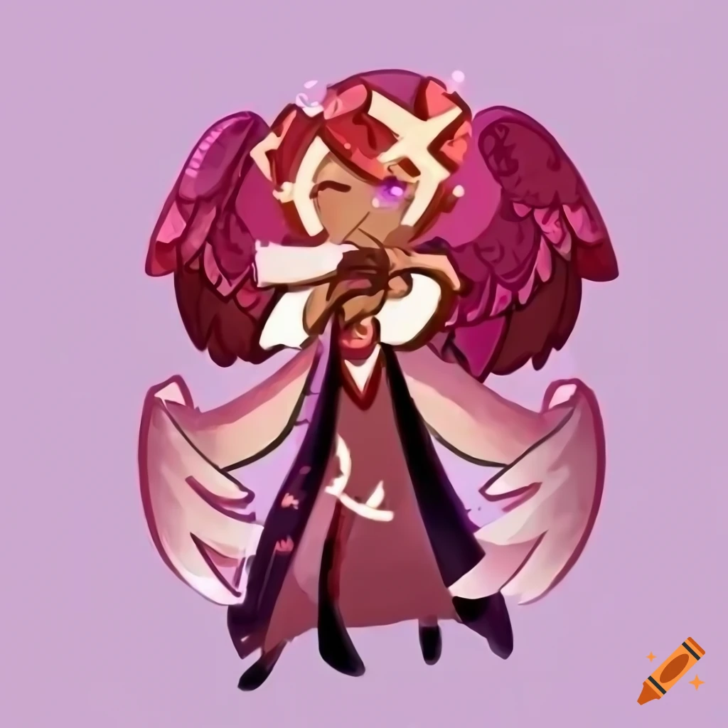 Cookie run oc with wings on Craiyon