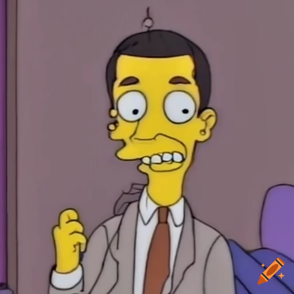 Although Mr. Bean has never physically appeared in The Simpsons, this ...