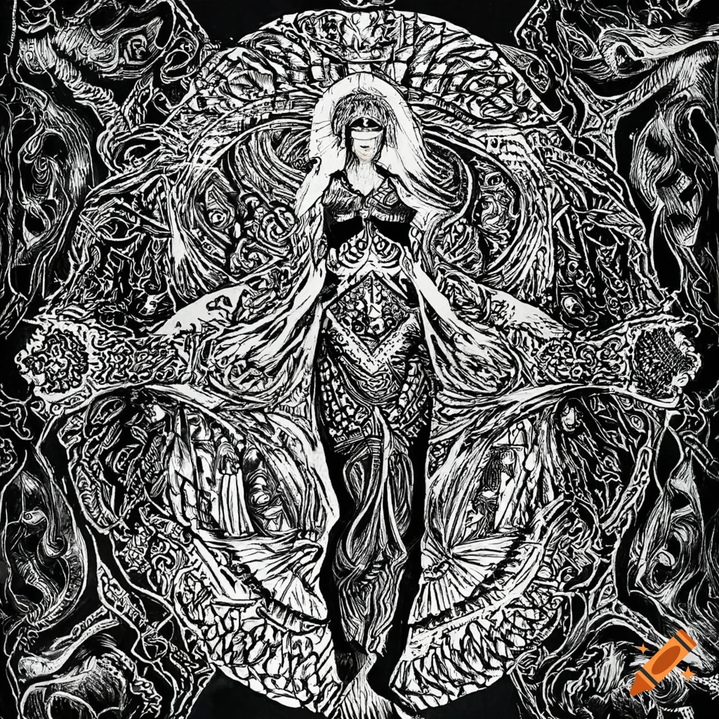 Astraea The Star Maiden, Goddess of Justice, by Tradd Moore, Black ...