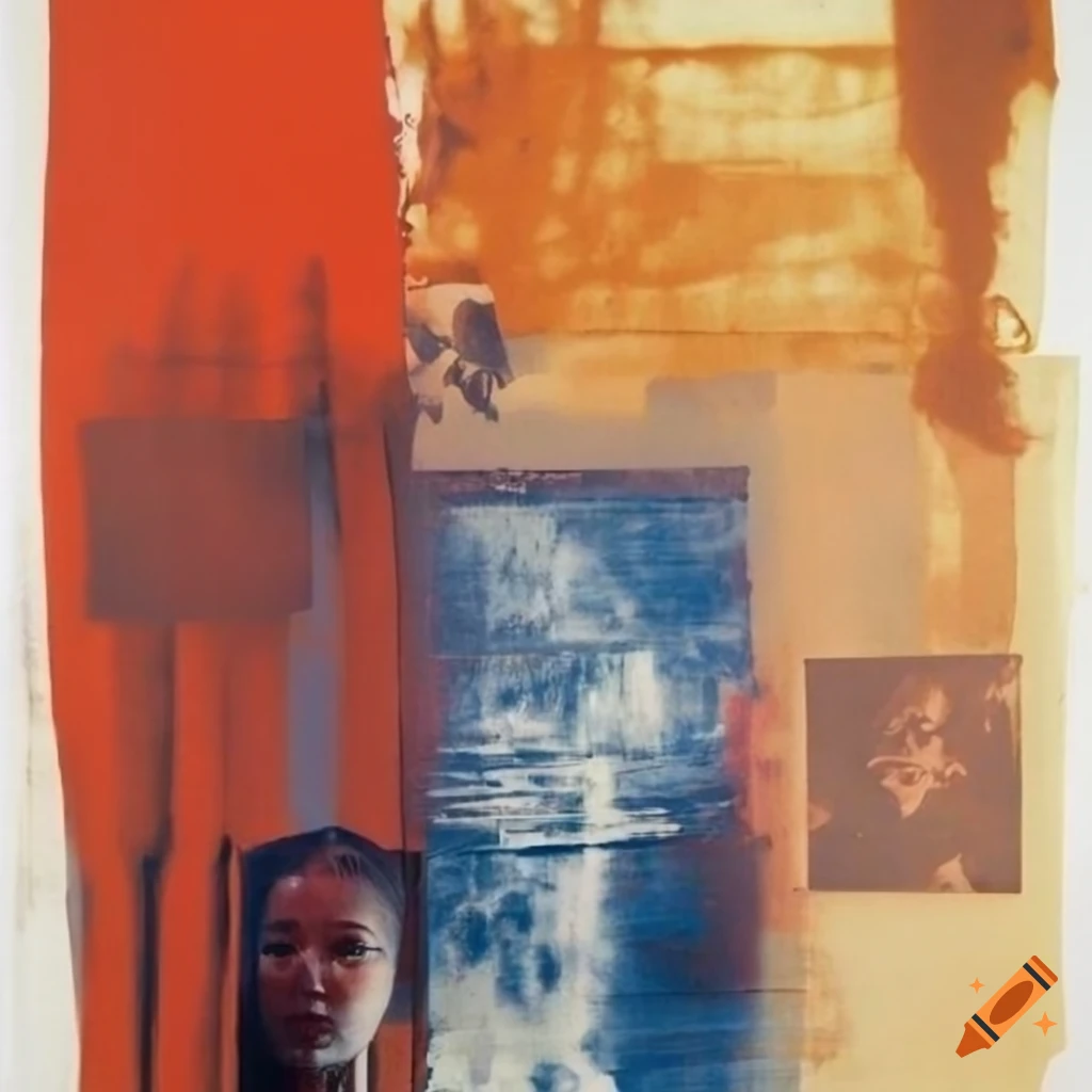 Robert rauschenberg silk screen of old photos of 1960s women in strong ...