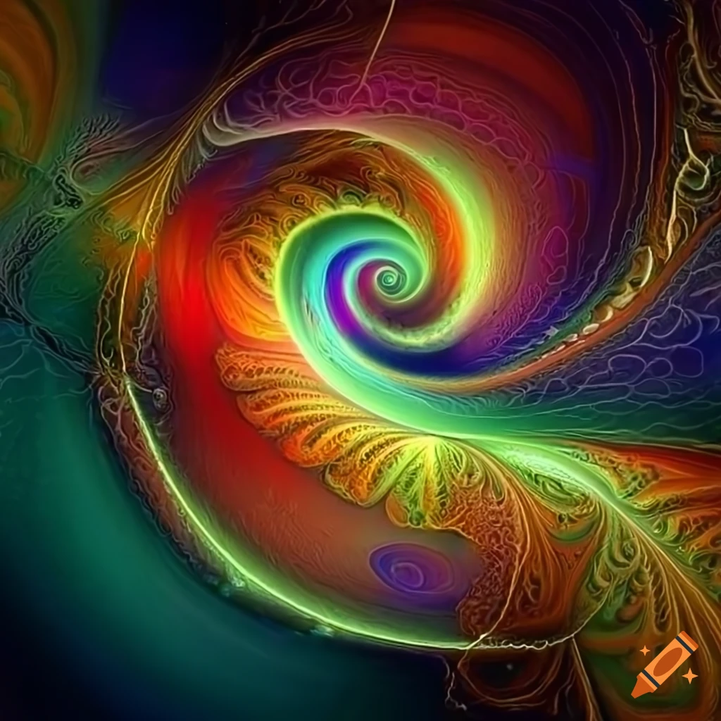 Fractal images on Craiyon