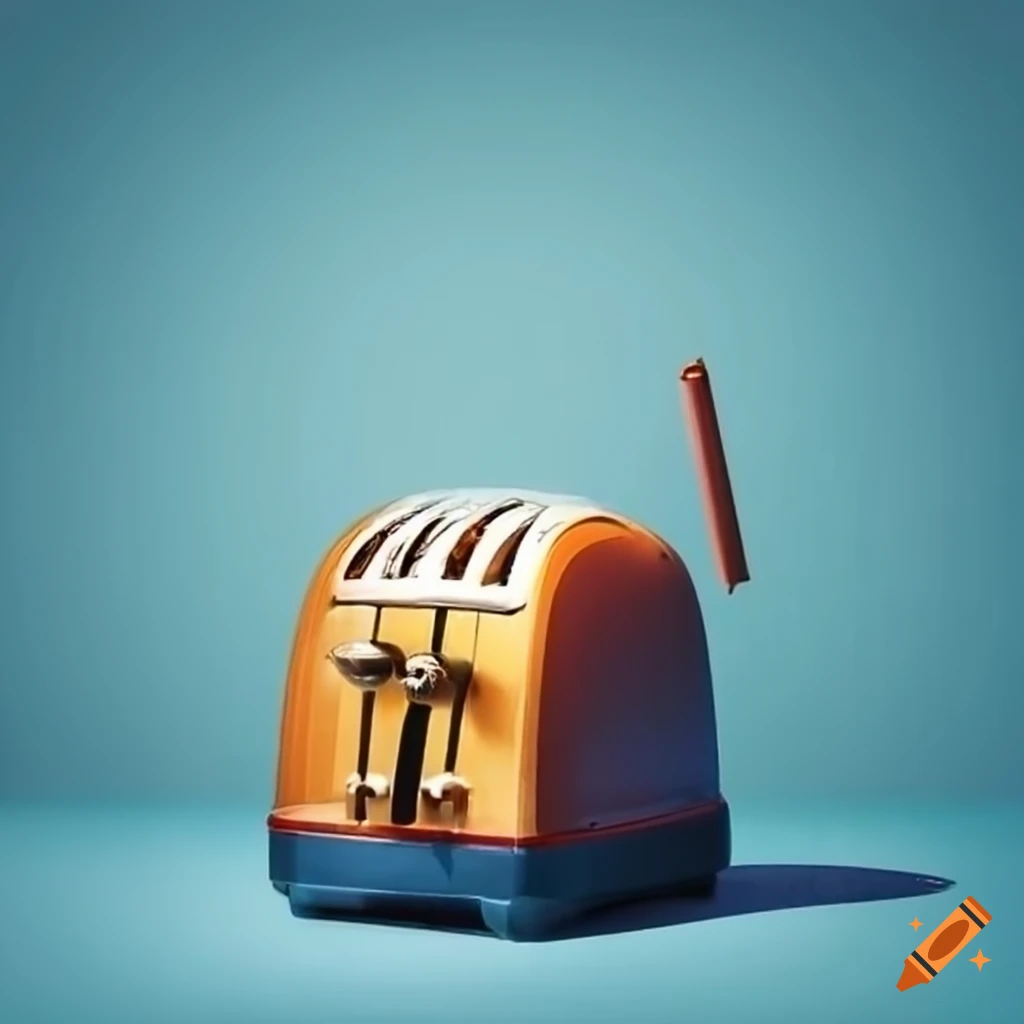 Toaster on the ocean