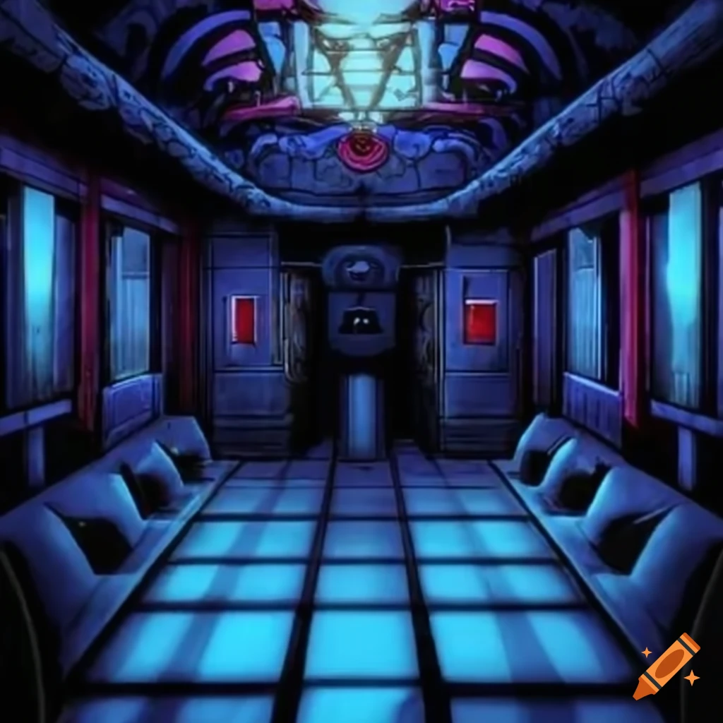 Velvet room subway from persona