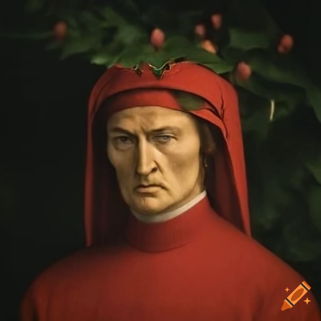 Realistic photograph of dante alighieri