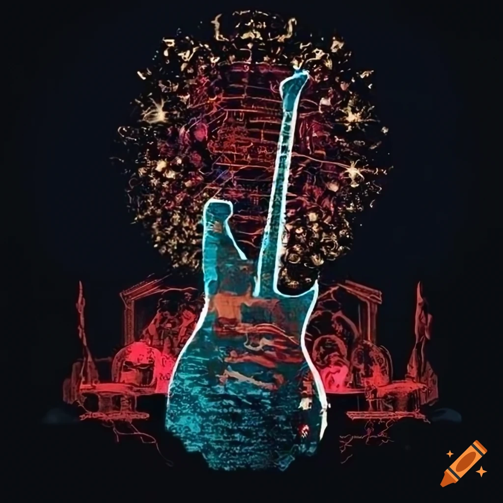 Concert poster graphic, kentucky themed