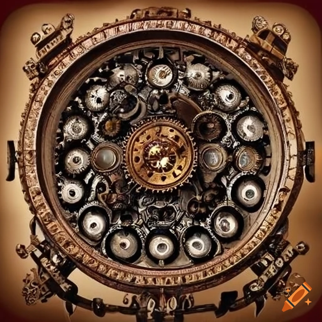 Intricate steampunk-inspired design