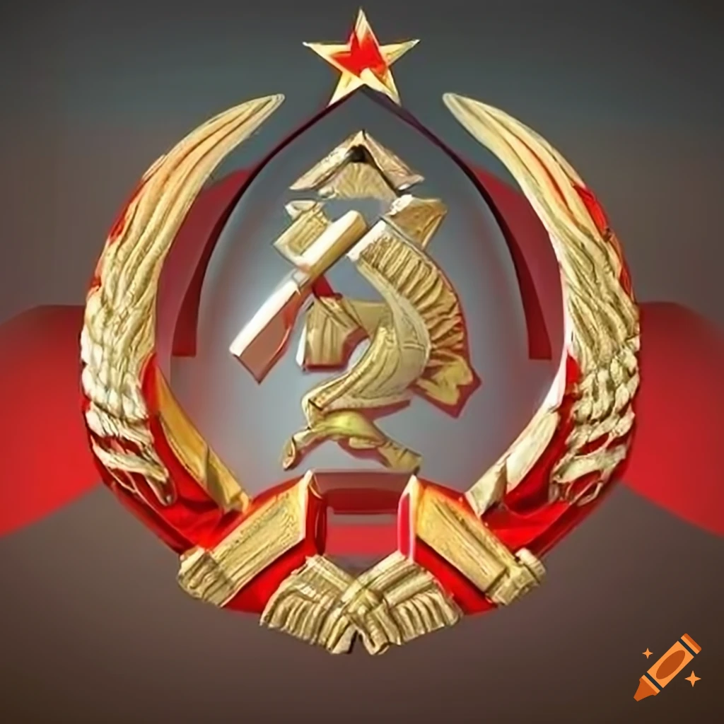 A logo for kyrin, the soviet commandant, that captures his resolute and ...