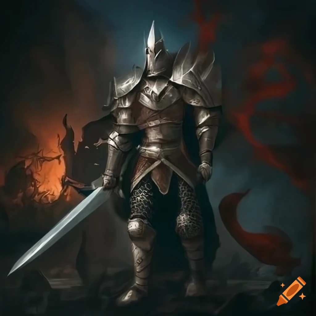 Giant knight with massive sword