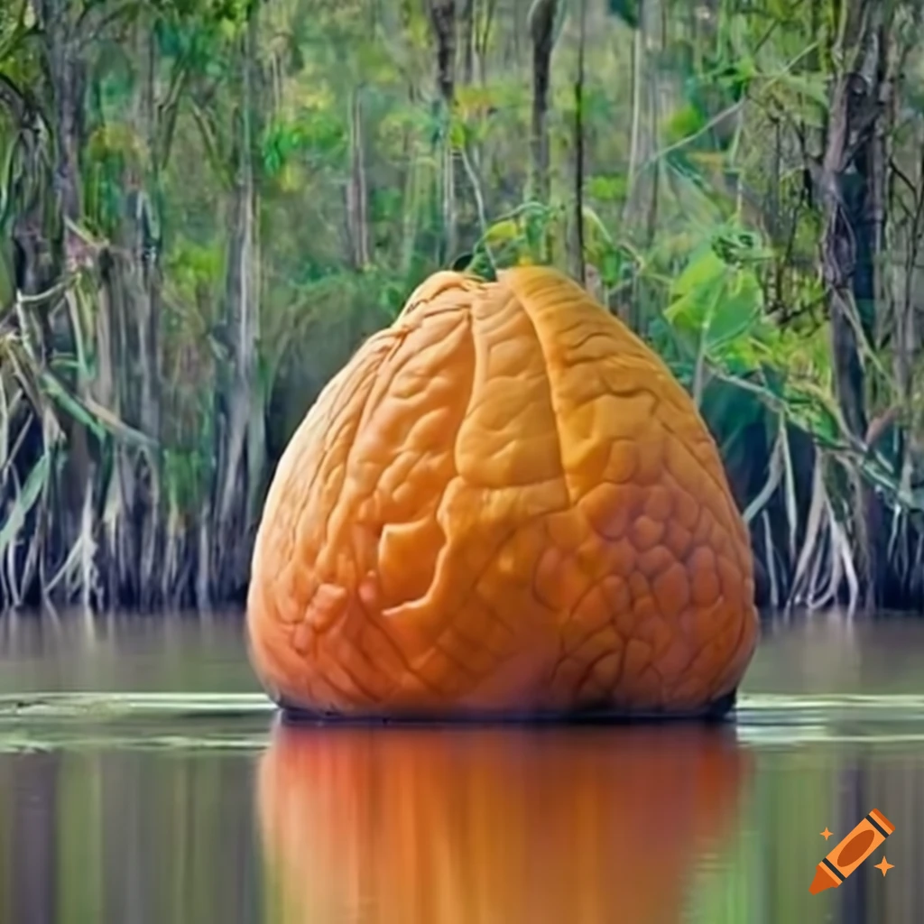 Australia’s big orange in a swamp on Craiyon