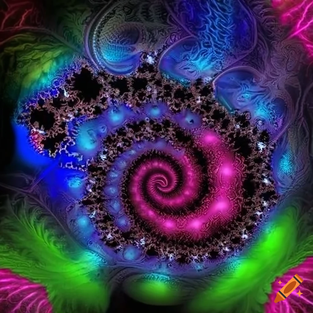 Fractal nightmare on Craiyon