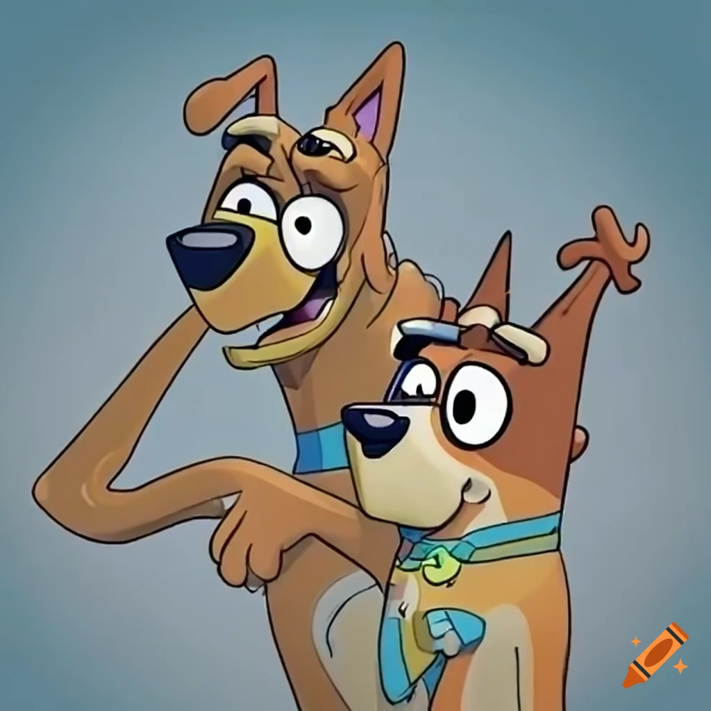 Bluey scooby doo style