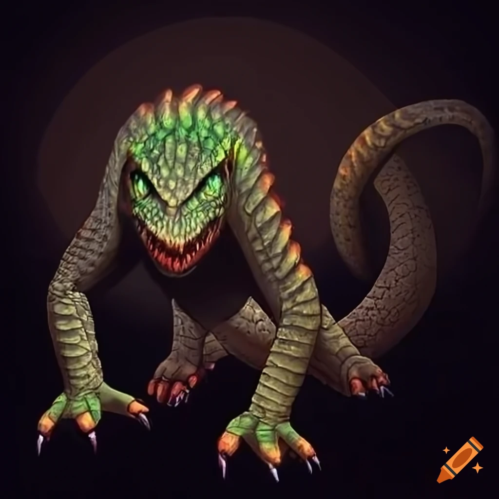 Ombres Rampantes are disquieting reptilian creatures that slither with ...