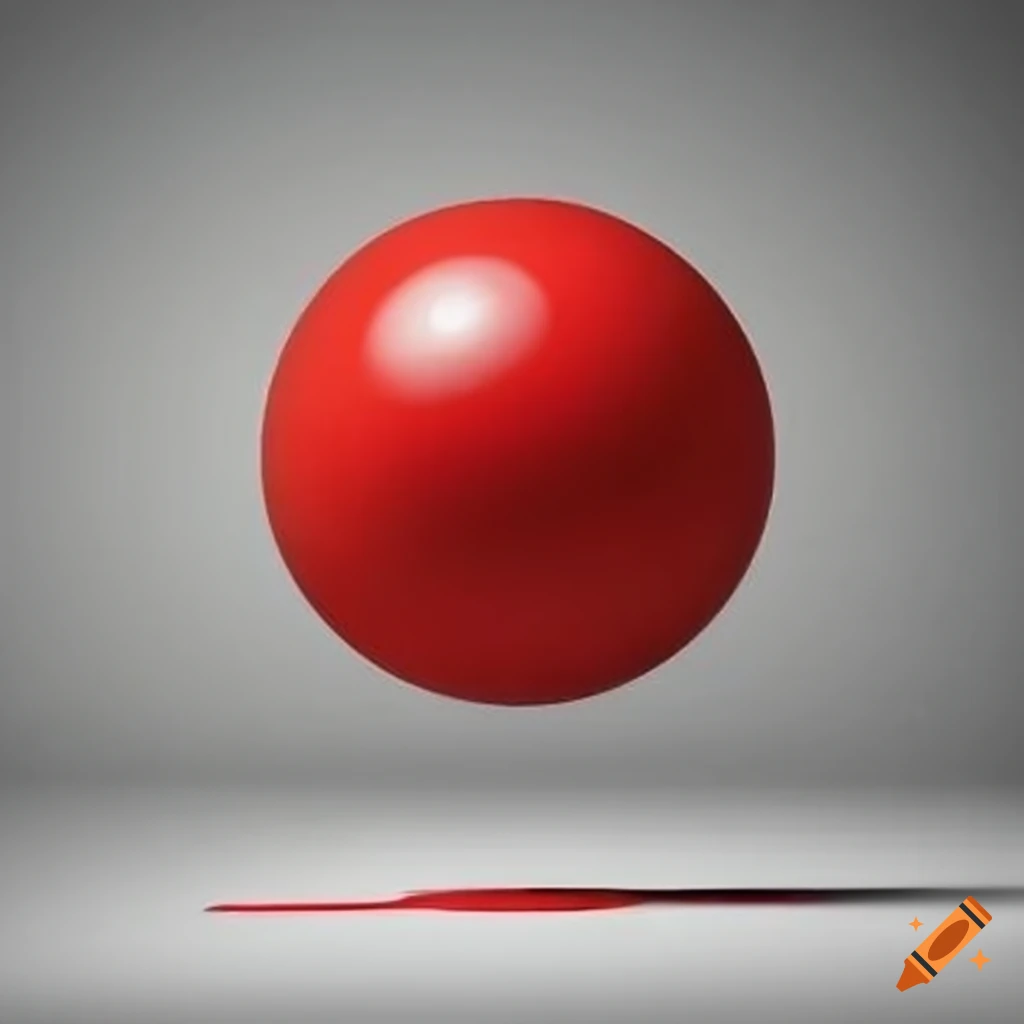 Red ball on Craiyon