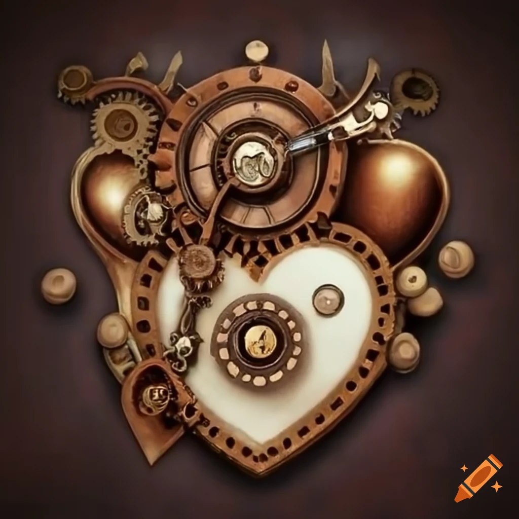 Corazon estilo steampunk