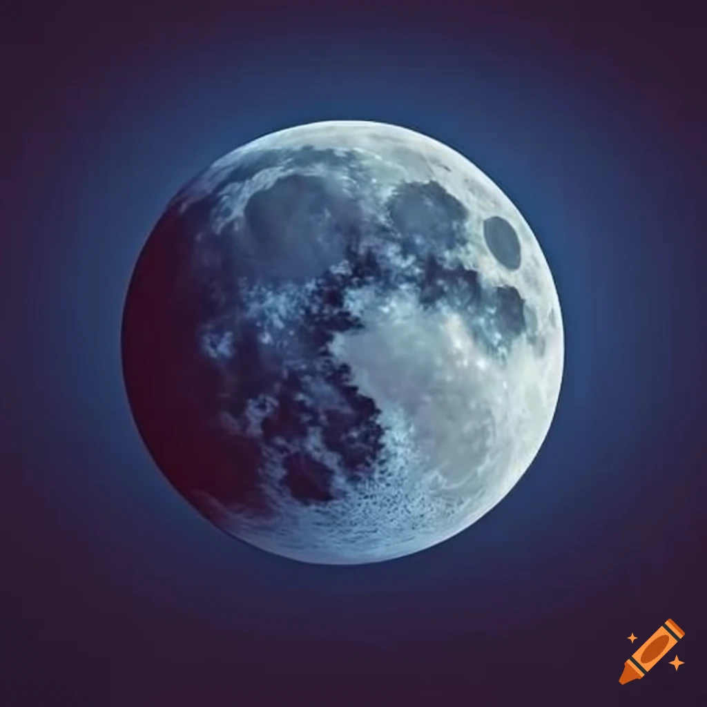 The moon rises on Craiyon