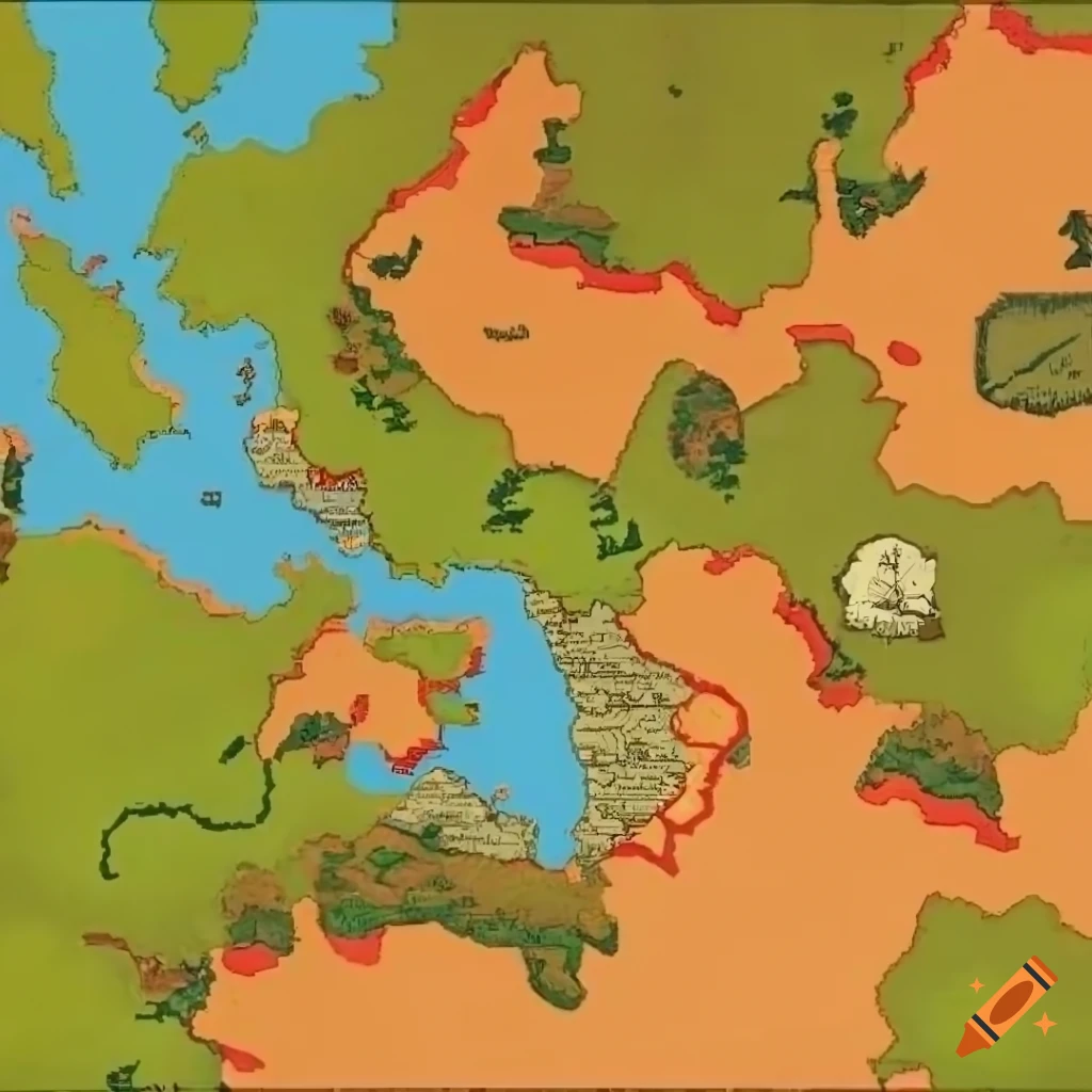 Game's default map on Craiyon