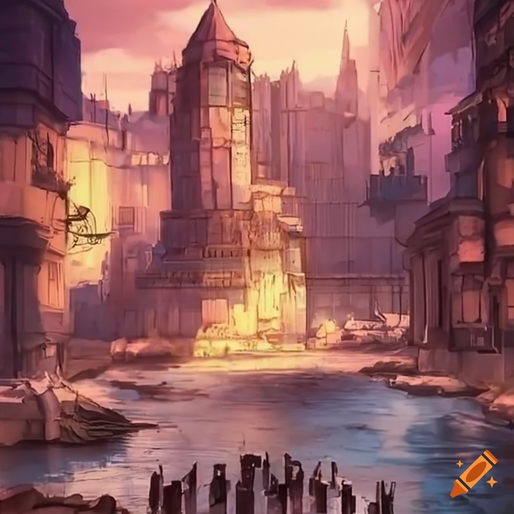 Building beautiful structures on Craiyon