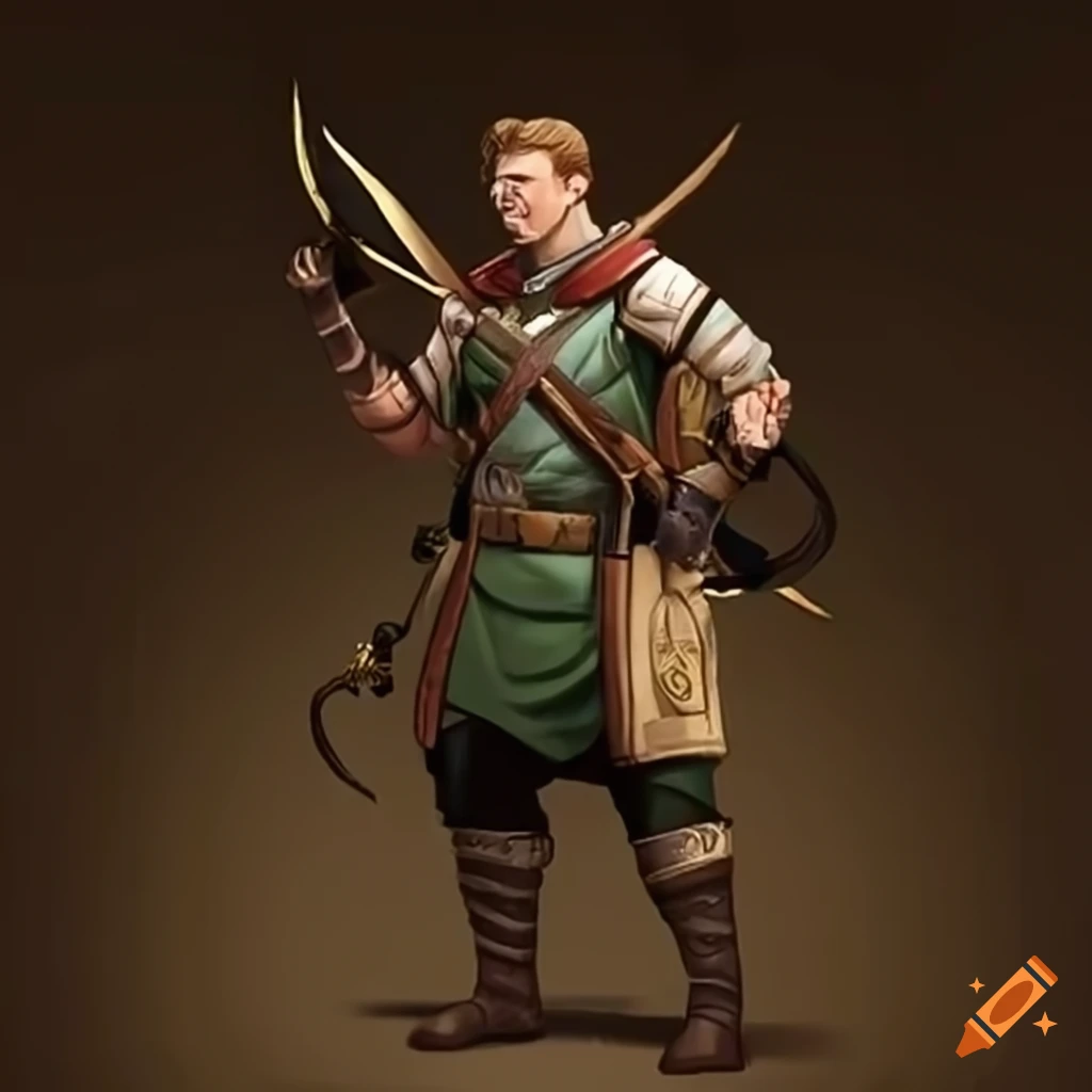 Proud educated male ranger