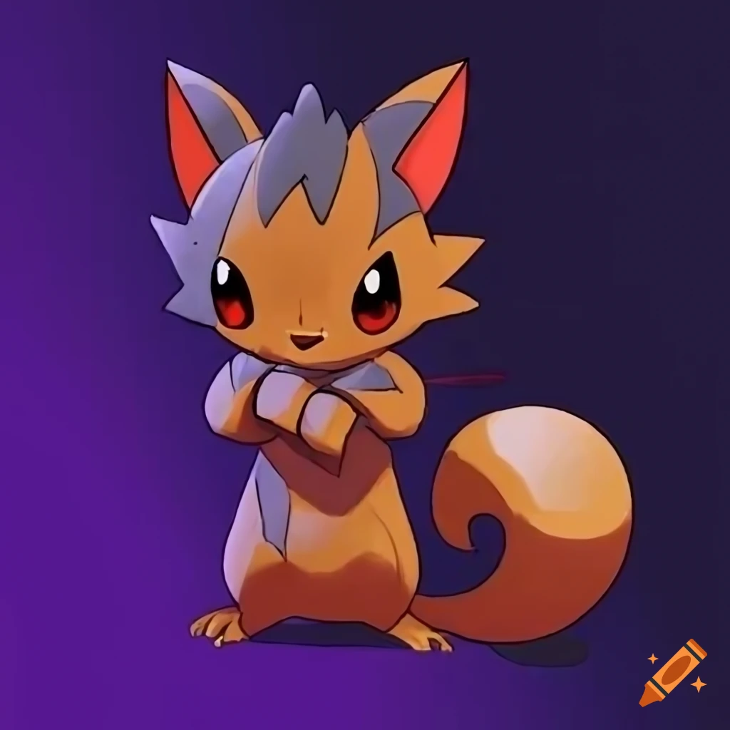 Cat squirrel pokemon dark