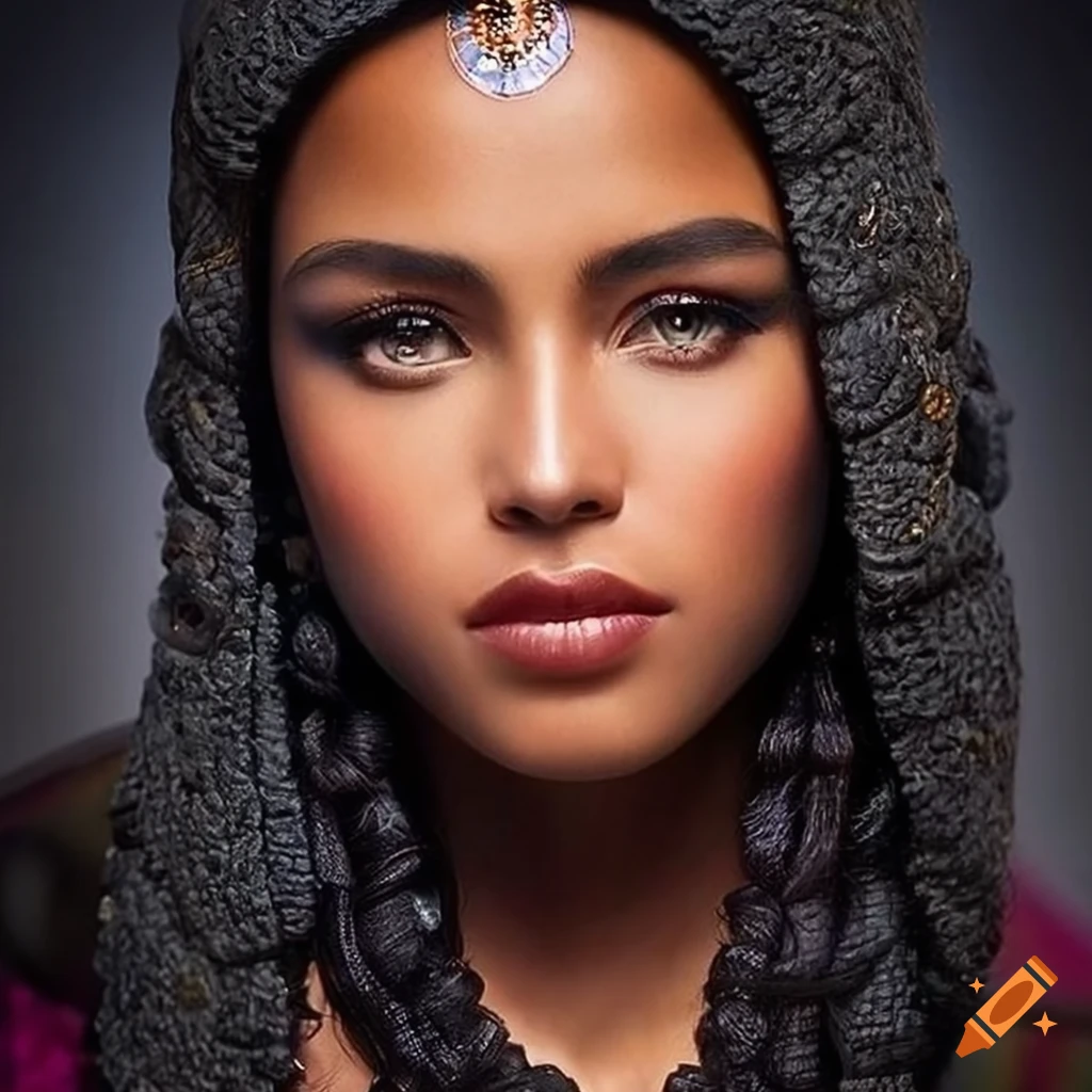 Berber slave girl ultra sharp focused highly detailed ultra high resolution stunning hyper realistic