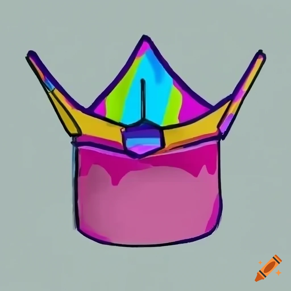 A fashionable virtual crown hat for your roblox avatar