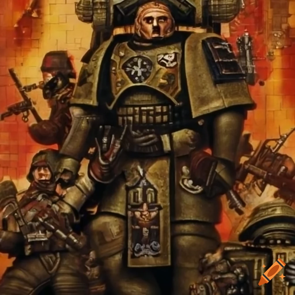 40k imperial guard mosaic