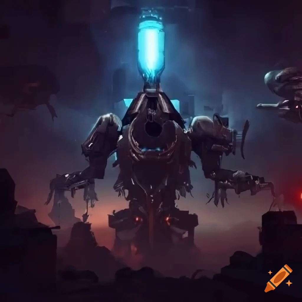 Playdeads inside megalophobia megastructure factory ship angar laser ...