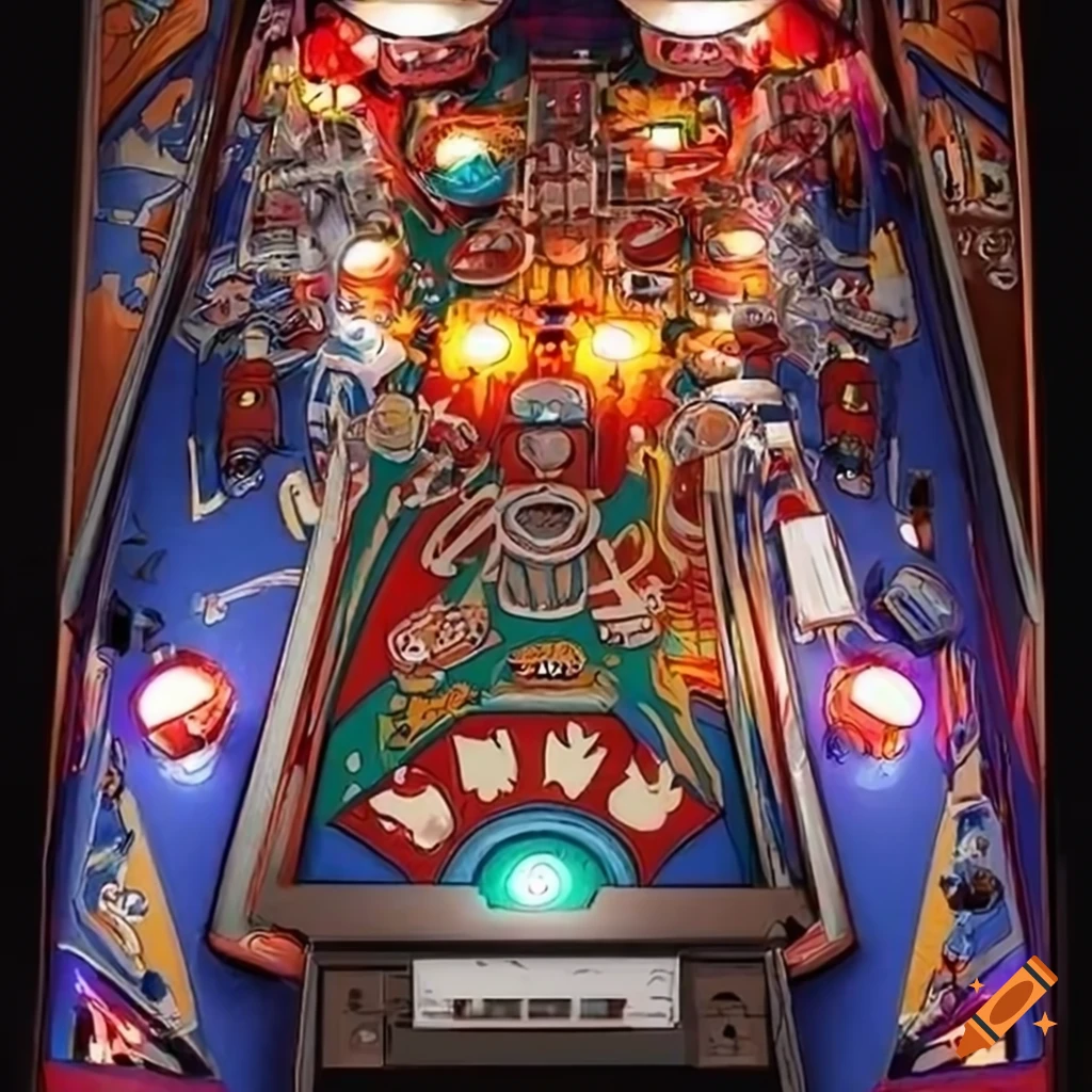Pinball machine art