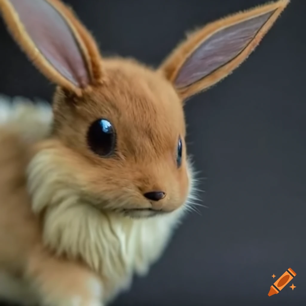 Adorable eevee, real on Craiyon