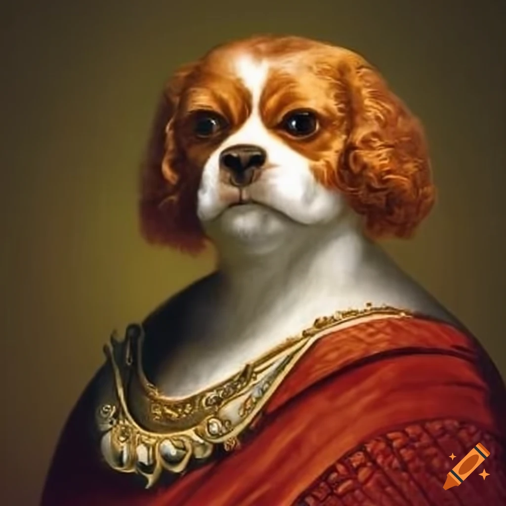 King charles as a fat roman emperor on Craiyon