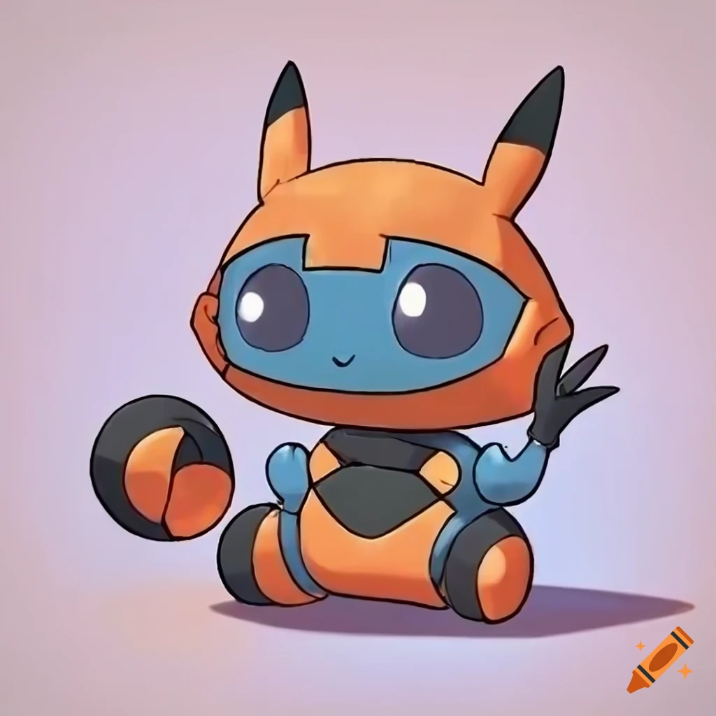 An cute robot pokemon