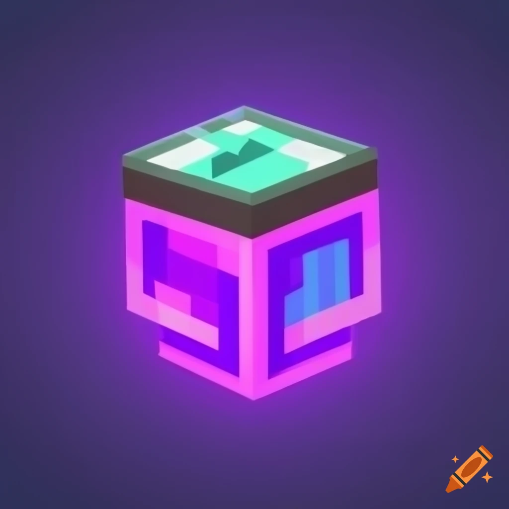 A logo for a minecraft server named power smp with gems on Craiyon