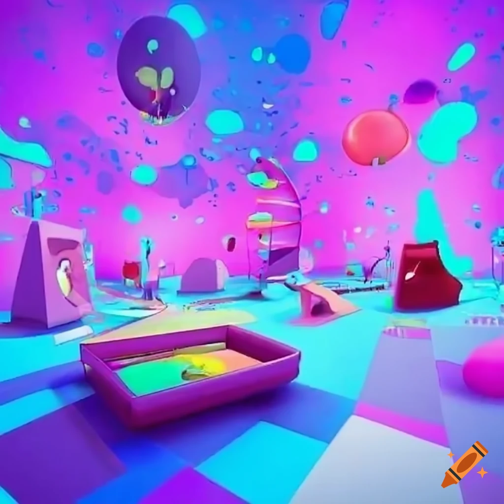 Sprawling virtual playground