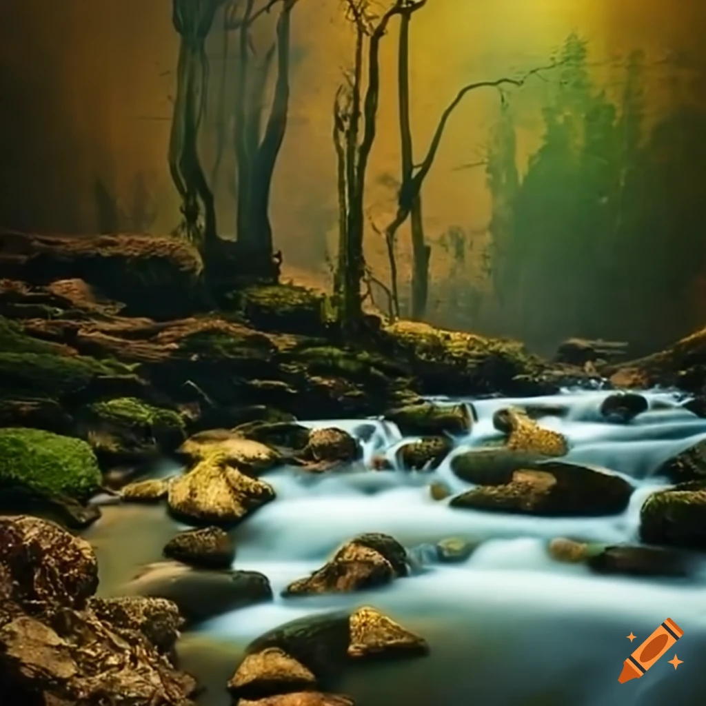 Water stream systems on Craiyon