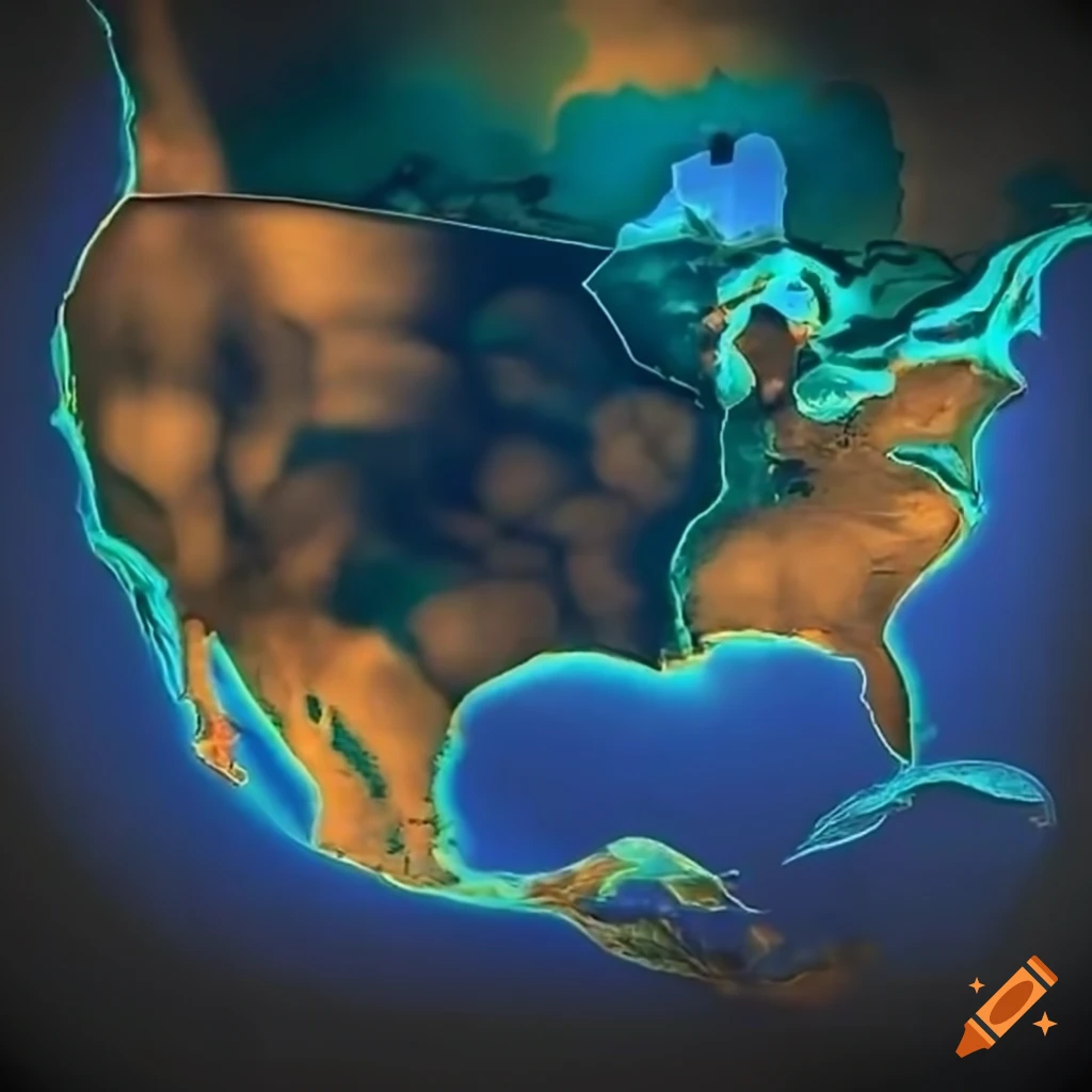 Imaginary continent replacing North America with Minesota as its ...