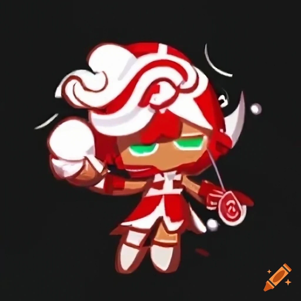 Candy Cane Cartoon Running Cookie Run Cookie Run Ovenbreak GIF