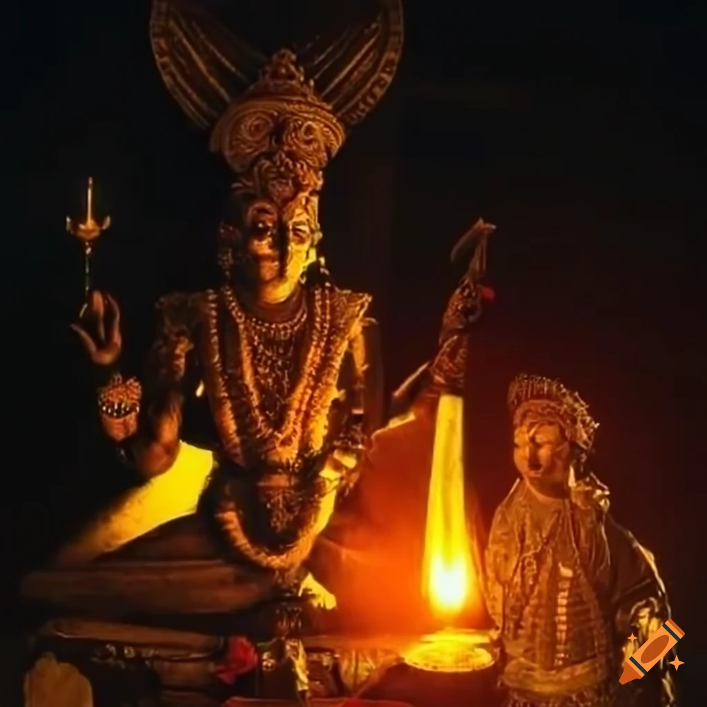 Shani dev on Craiyon