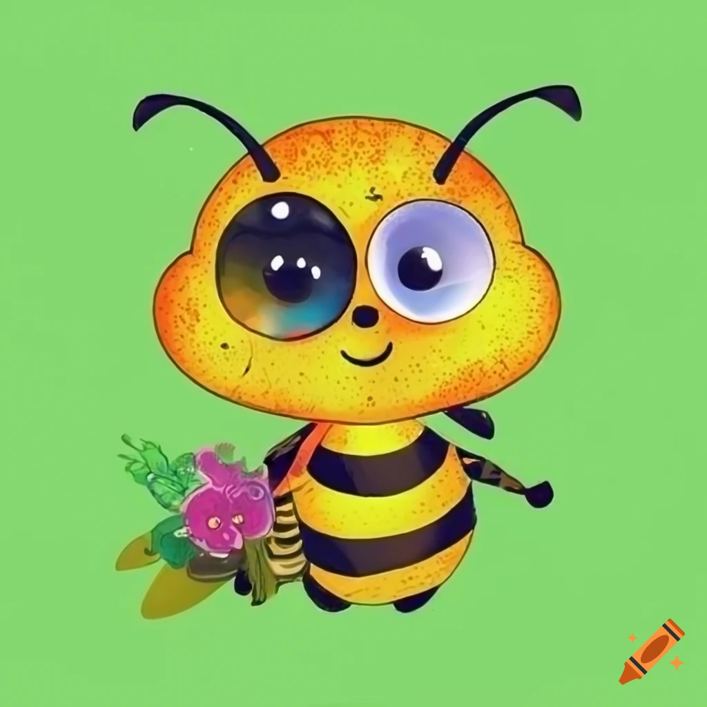 Cute bee illustration