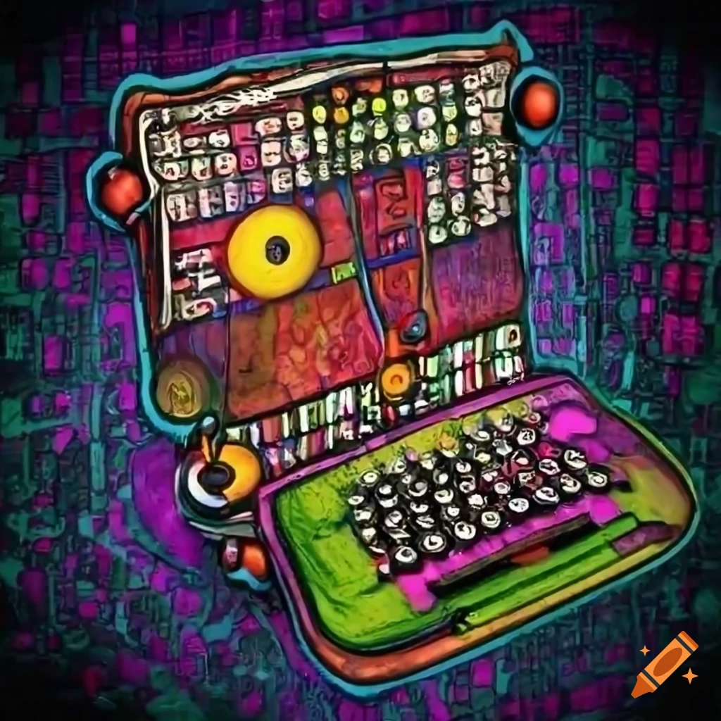 You are an albrecht durer mixed with hundertwasser. create a work of ...