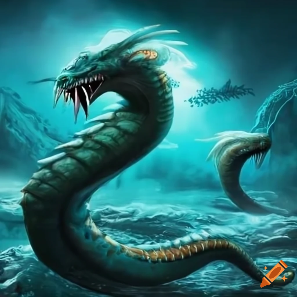 Monster sea serpent