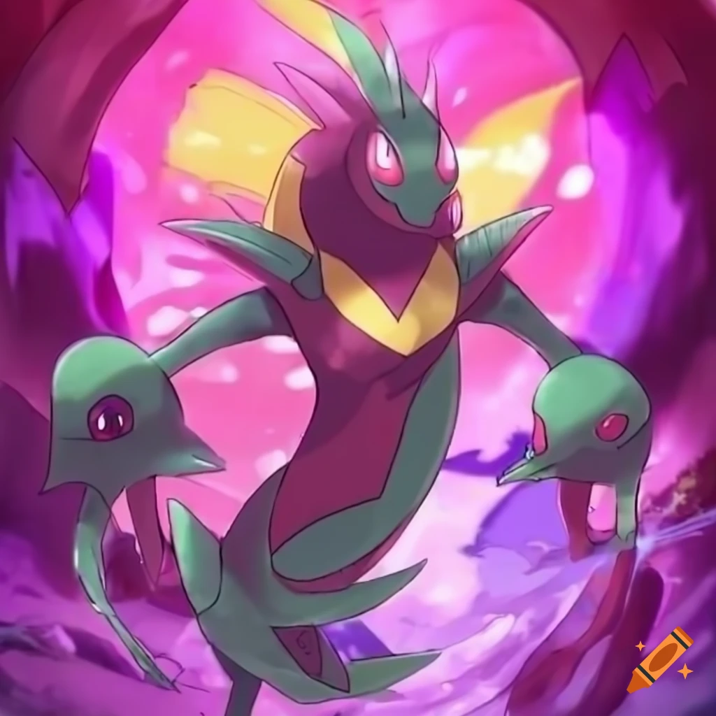 Poison/earth type pokémon, pokemon style, anime style, high resolution ...