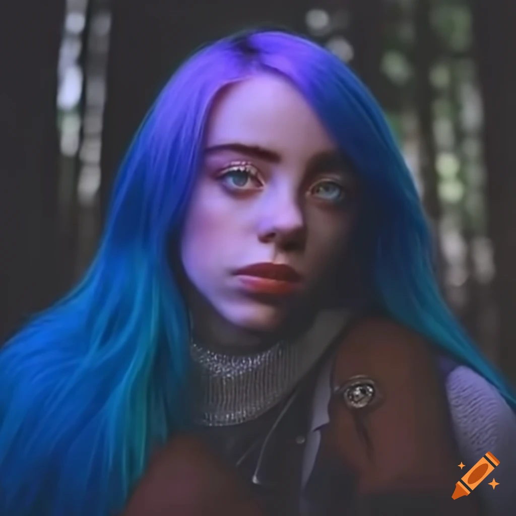 Billie eilish transformed in gandalf wizzard