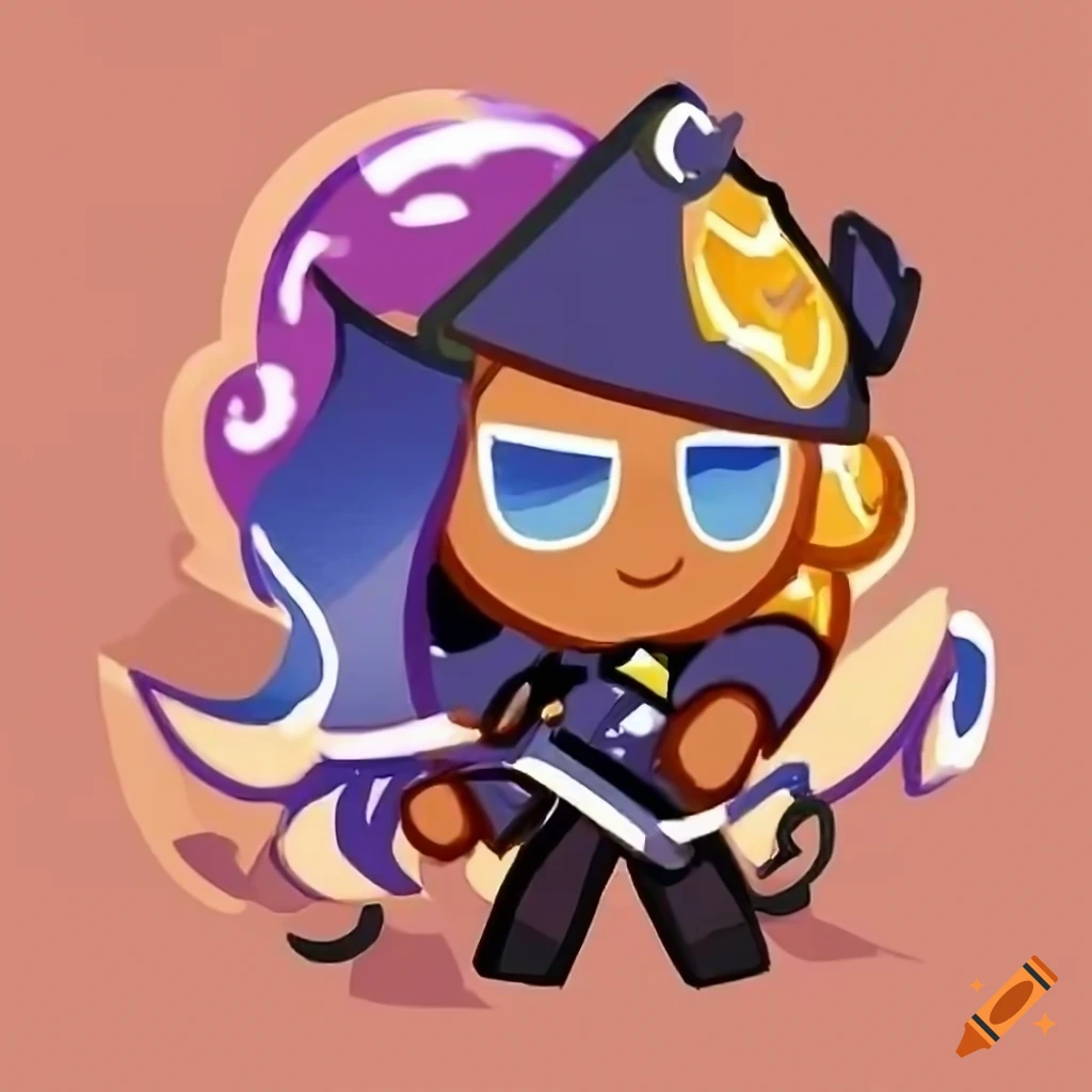 Cookie run police cookie on Craiyon