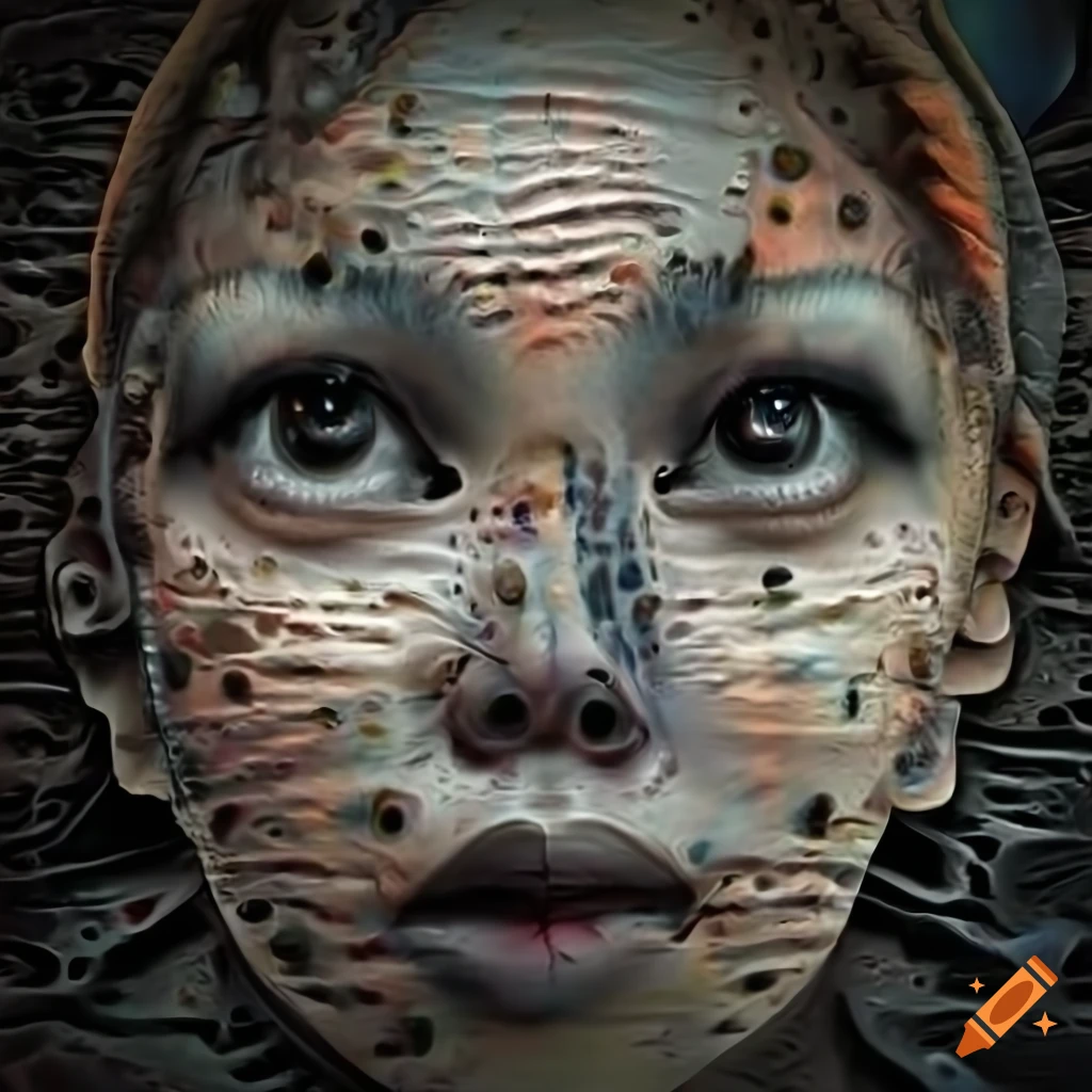 Unique art piece combining random elements on Craiyon