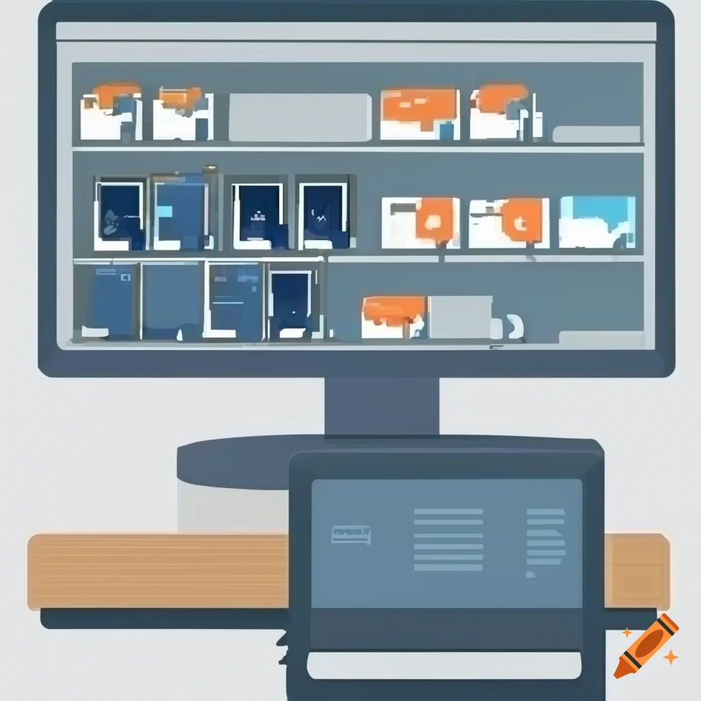 Powerpoint icon for Network Operating Center with operators and ...