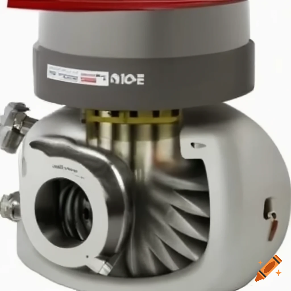 Schematic diagram of a turbo encabulator on Craiyon