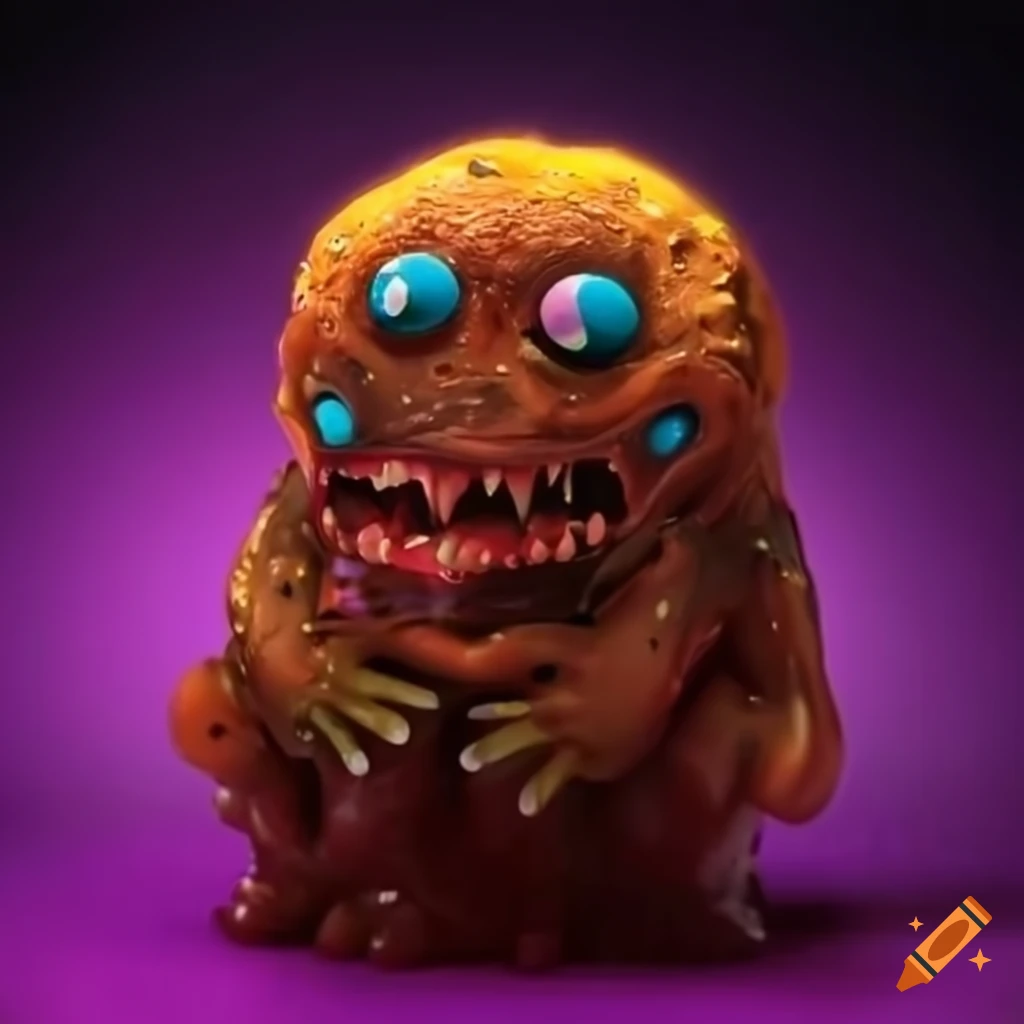Illustration of a dysgenic slime monster on Craiyon