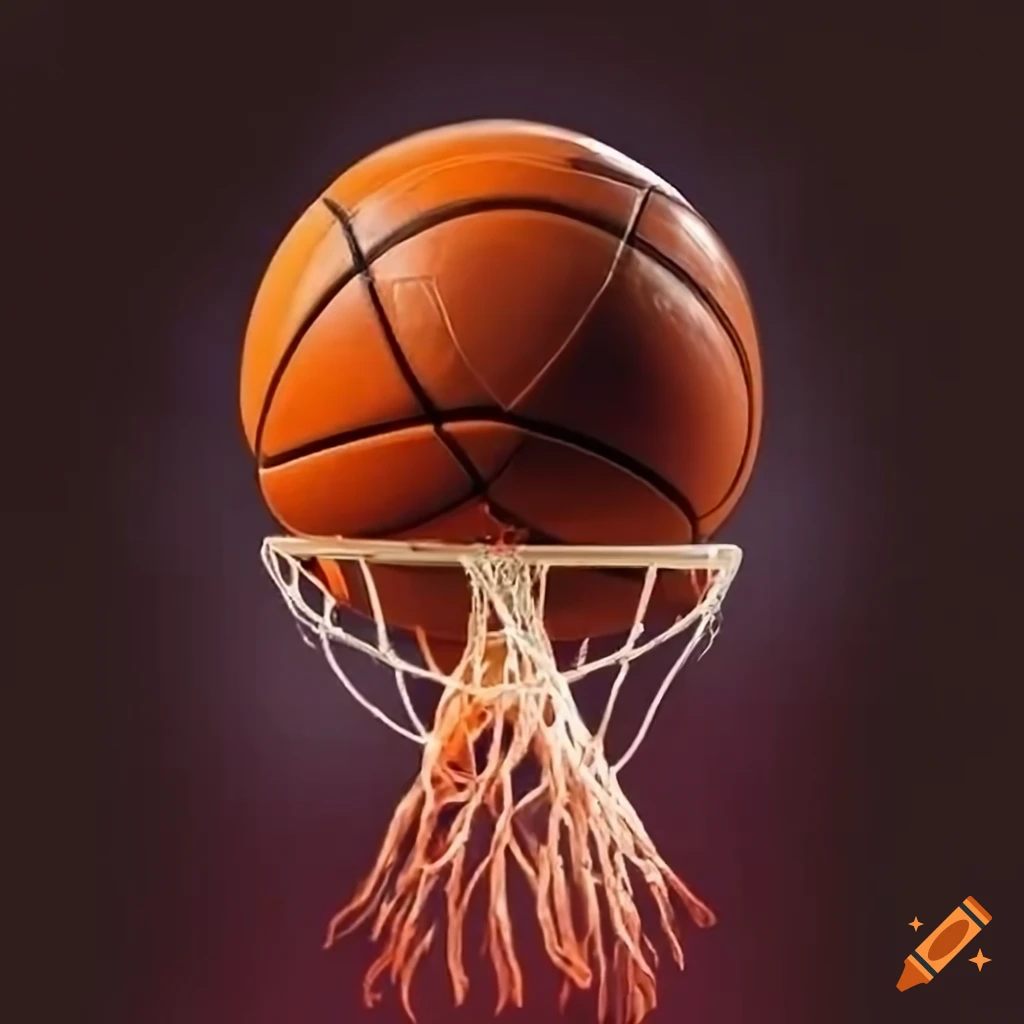 Basketball servers illustration on Craiyon