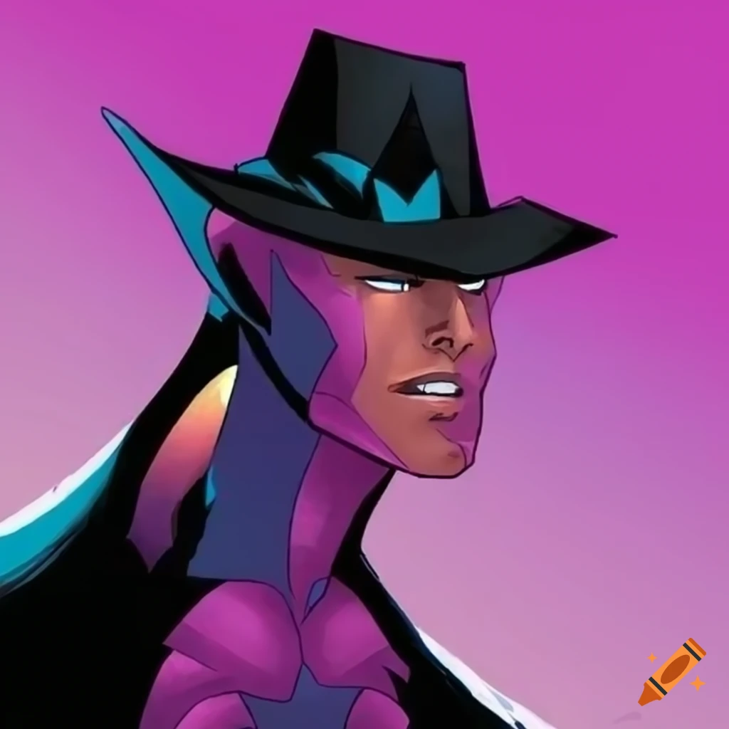 The Question superhero in Greg Capulo style on Craiyon