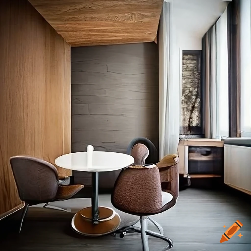 Elegant and sophisticated hotel accountant's office on Craiyon